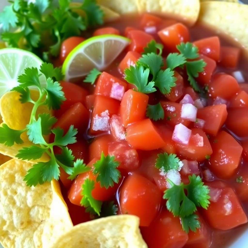 Mild Sweet Tomato Salsa Recipe | cookAIfood
