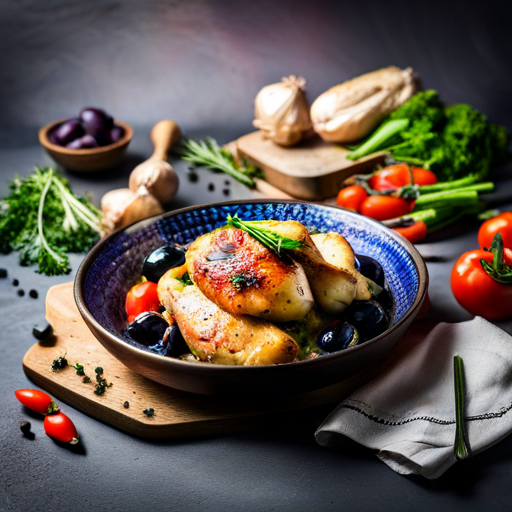 Chicken with Olives Recipe | cookAIfood