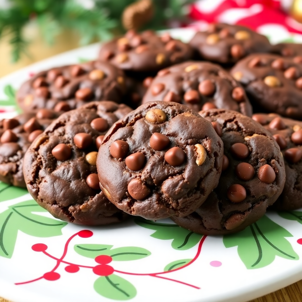 Chocolate Peanut Butter No-Bake Cookies Recipe | cookAIfood