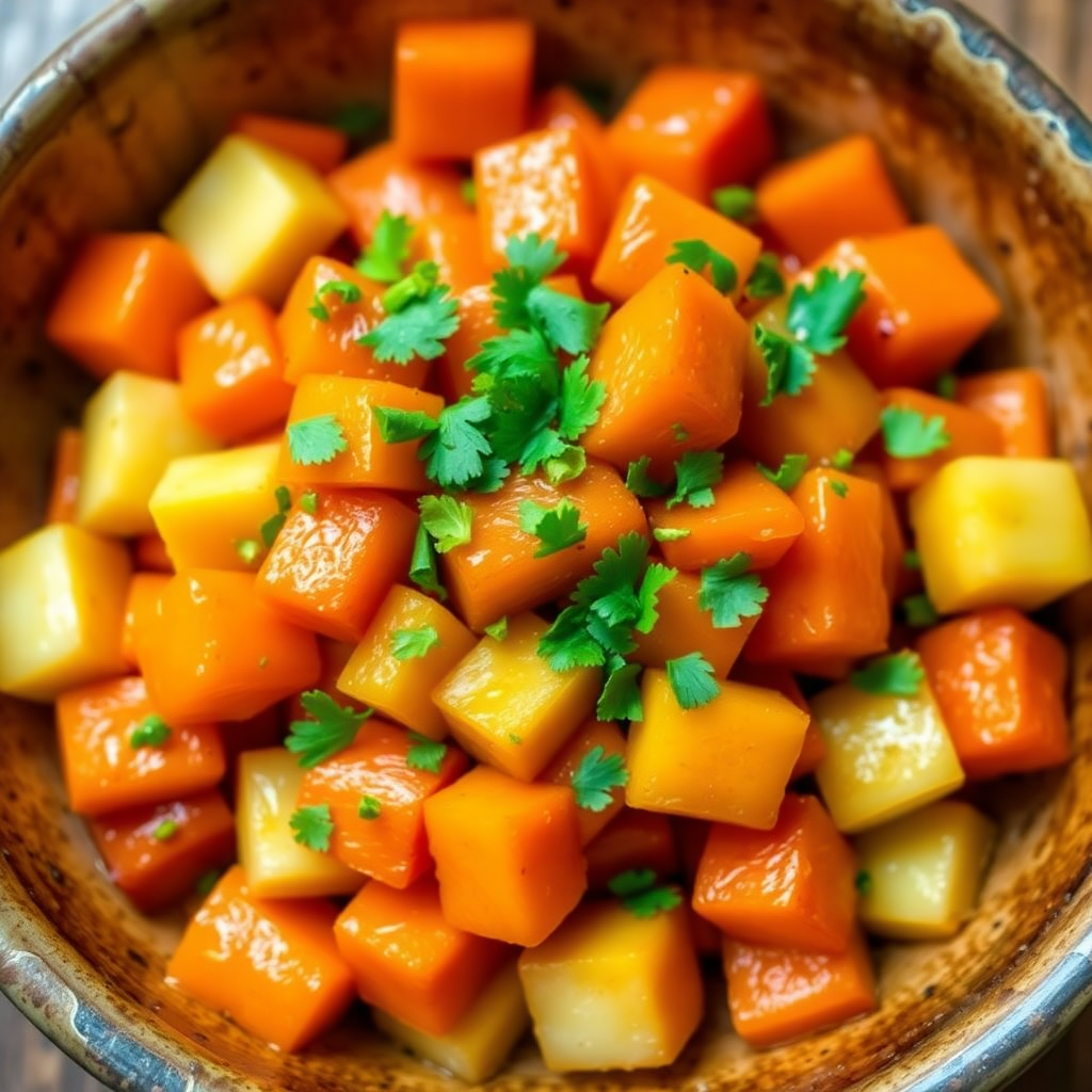 Ginger Garlic Vegetable Medley Recipe | cookAIfood