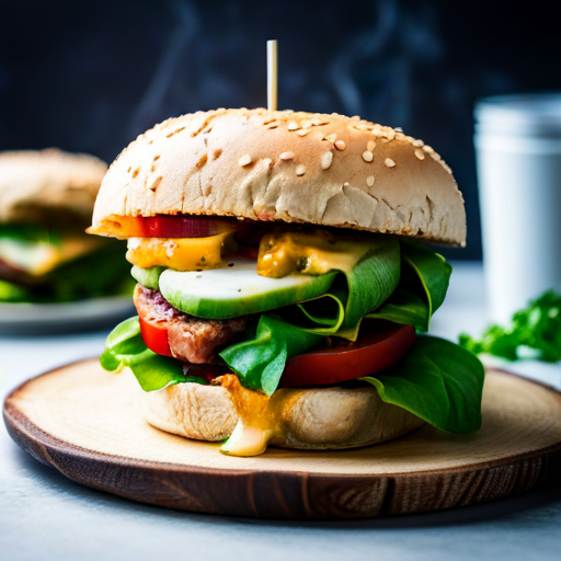 Turkey Club Burger Recipe | cookAIfood