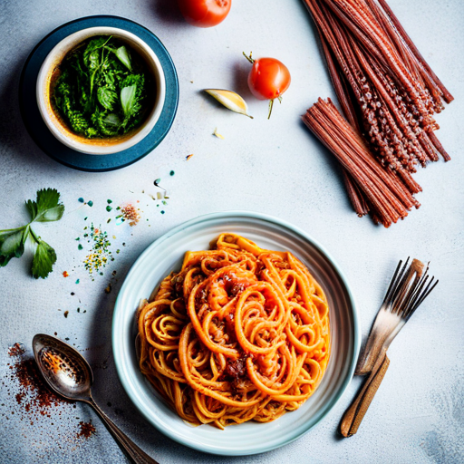 Ketchup Onion Pasta Recipe | cookAIfood