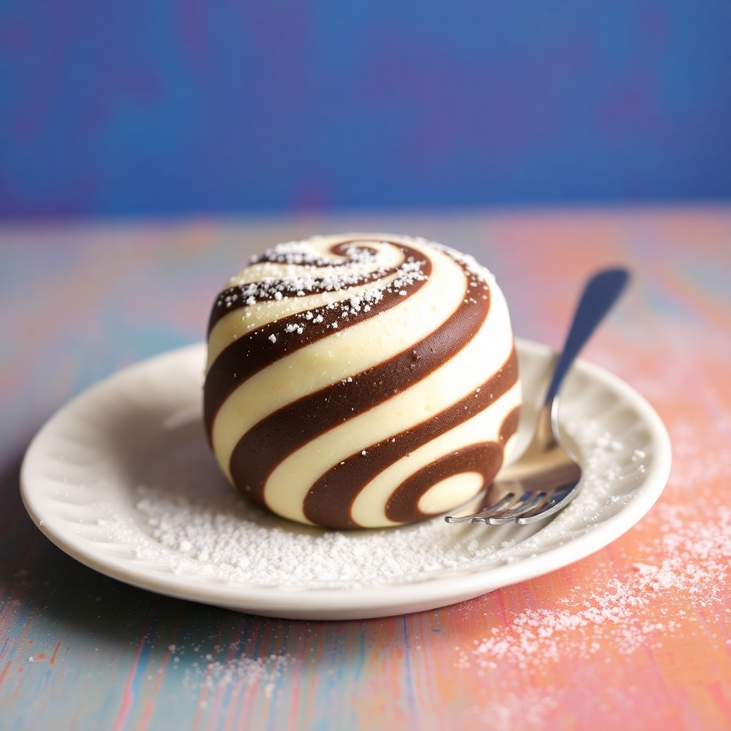 Mini Zebra Cake Delight Recipe | cookAIfood