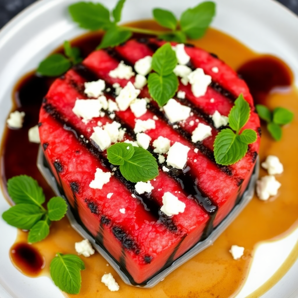 Grilled Watermelon Steak Recipe | cookAIfood
